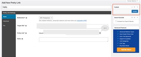 how to create short link in wordpress