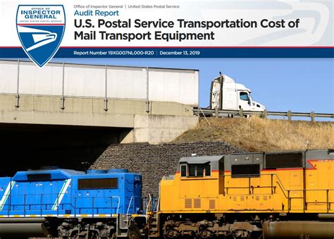 Usps Oig Report Transportation Cost Of Mail Transport Equipment 21st