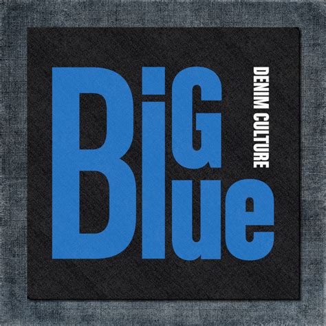 Big Blue Back Patch Big Blue Logo Big Back Patch Hobbyware Shop