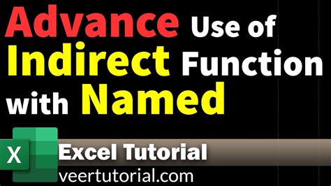 Indirect Function With Named Function Excel Excel 2019 Advance Trick