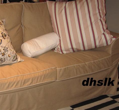 Ikea Ektorp Sofa Bed Slipcover Cover Idemo Beige Sofabed Bezug Housse New