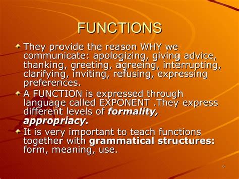 Functions Ppt