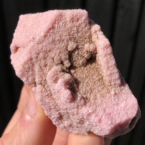 61cm Rhodochrosite Pseudomorph After Baryte From Manuelita Mine Peru Ebay