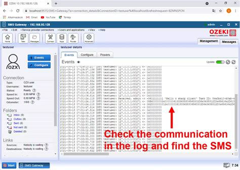 Receive Sms In C