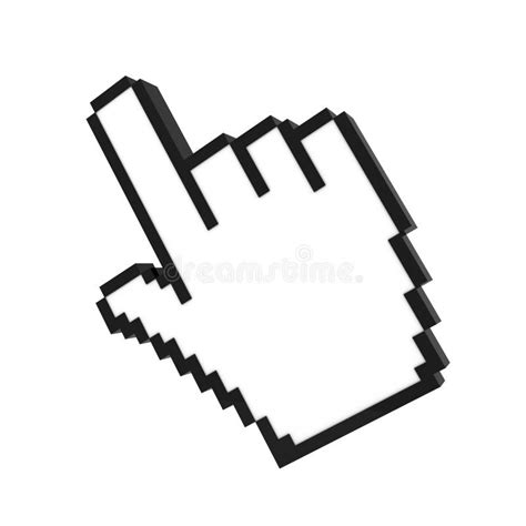 Indicador Del Cursor De La Mano Stock De Ilustración Ilustración De