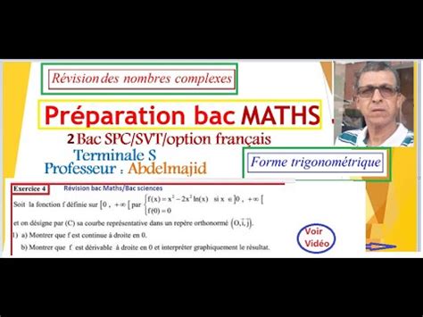 Etude fonction logarithme Calcul Intégral 2SPC Correction de l exercice