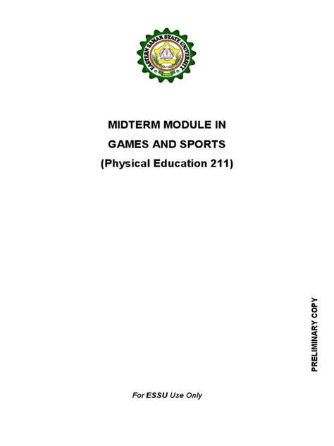 Pe 211 Midterm Module 1 Pdf