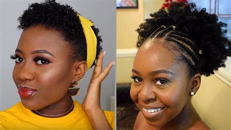 No Weave Or Added Hair Natural Hairstyles 2 Youtube