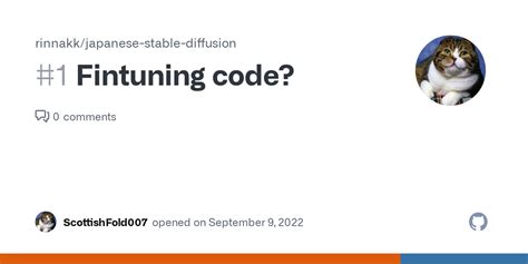 Fintuning Code Issue 1 Rinnakk Japanese Stable Diffusion GitHub
