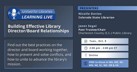 Building Effective Library Director Board Relationships