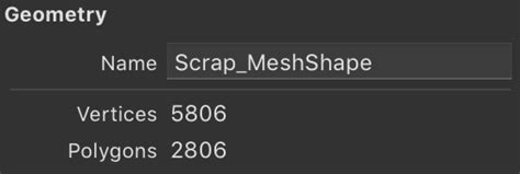 ios why does an empty scenekit scene have high polygon count stack