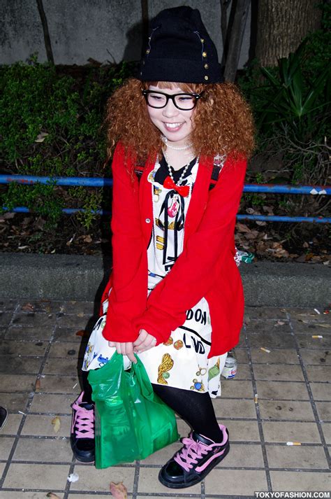 Curly Hair And Betty Boop On Cat Street In Harajuku Tokyo Fashion