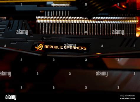 Kiev Ukraine Aug 16 2019 Close Up Of AMD Ryzen CPU On Motherboard Stock Photo Alamy