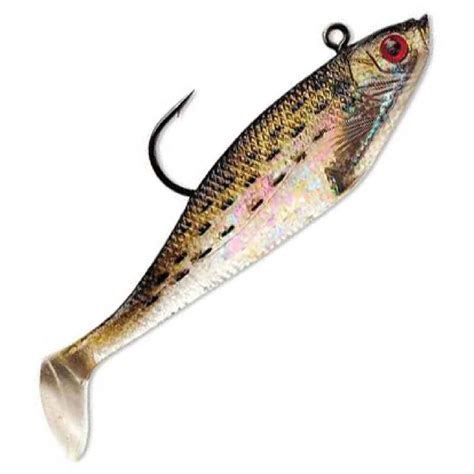 Storm Wildeye Swim Shad Soft Swimbait Bunker 14oz 3in Sportsman