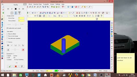Mastercam Milling Operation Tutorial Youtube