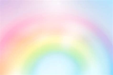Abstract Pastel Rainbow Gradient Background Premium Ai Generated Image