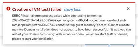Creating A Vm Should Enforce Libvirts Lower Memory Limit · Issue 188
