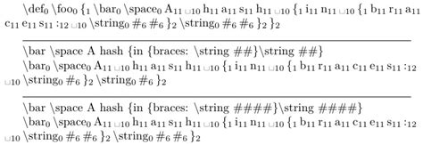 Macros How To Double Explicit Character Tokens Of Category 6