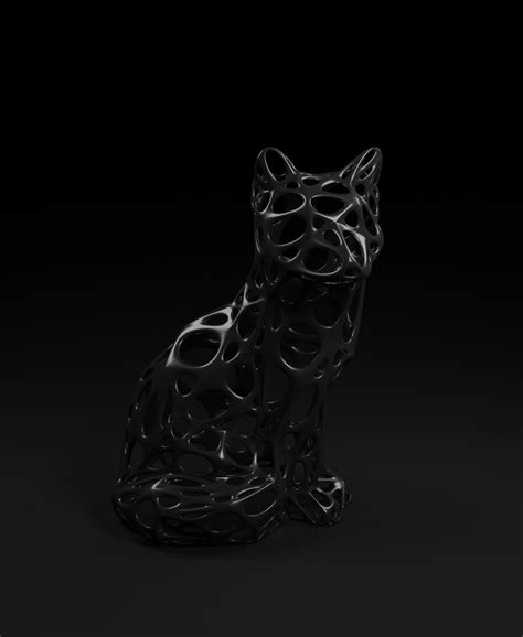Fox Smooth Wireframe By Foxjitas Download Free STL Model Printables Com