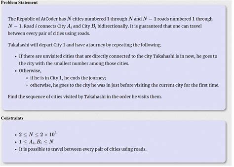 Solved Problem Statement The Republic Of Atcoder Has N