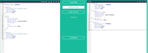 Conversor Rápido Y Sencillo De Scss A Css Online Raul Franco