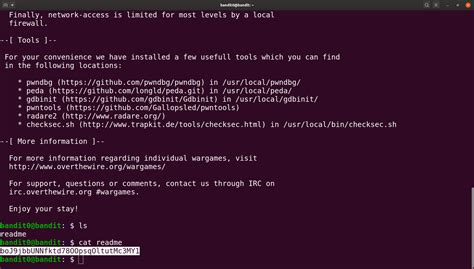 Bandit Un jeu de guerre pour les débutants Linux StackLima