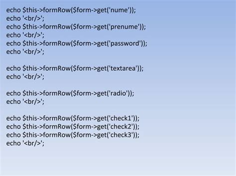 4 Forme In Zend Framework 3 Ppt