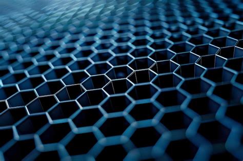 Premium Photo Closeup View Of Hexagonal Pattern