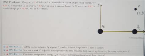 Solved Problem Charge Q Nc Is Located At The Chegg