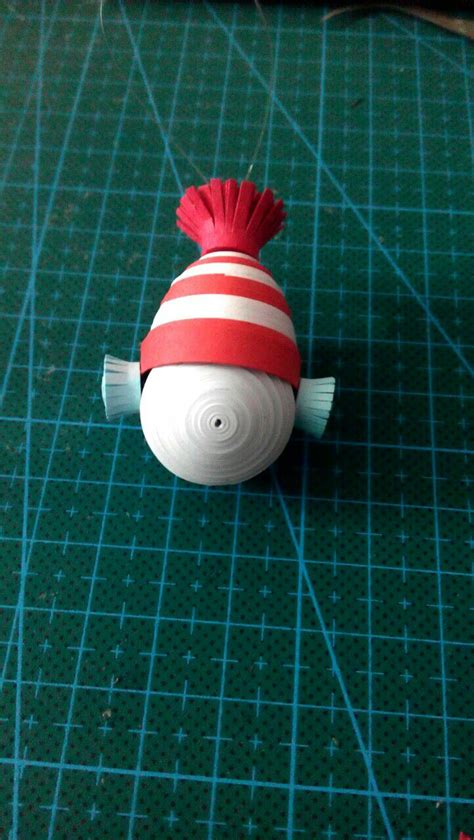 萌萌哒的圣诞小雪人制作步骤图 创意DIY纸艺 折纸手工 随材手工DIY
