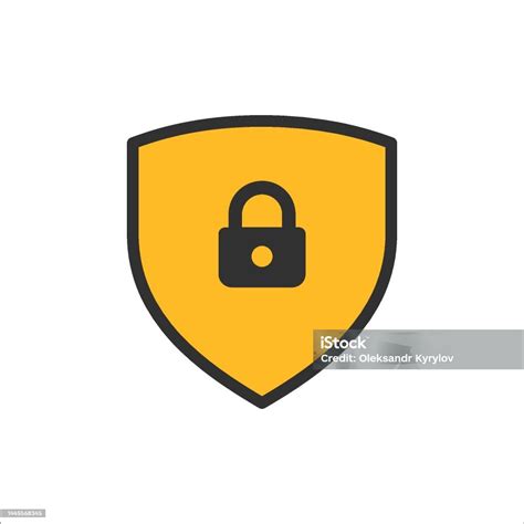 Shield Security With Lock Symbol Protection Safety Password Security
