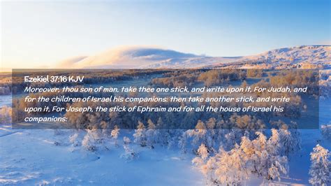 Ezekiel KJV Desktop Wallpaper Moreover Thou Son Of Man Take