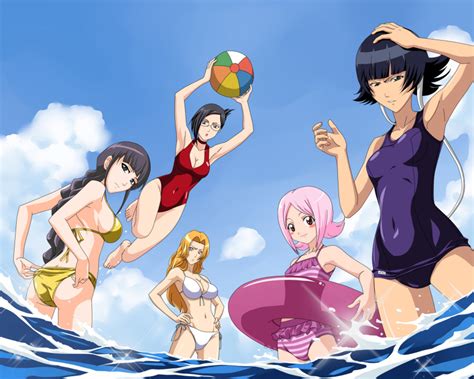 Safebooru Absurdres Adjusting Swimsuit Ass Ball Beach Beachball