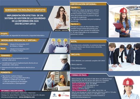 Seminario TecnolÓgico Gratuito “implementaciÓn Efectiva De Un Sistema