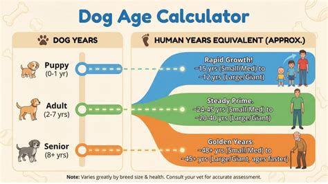 Dog Age Calculator Convert Your Dogs Age To Human Years