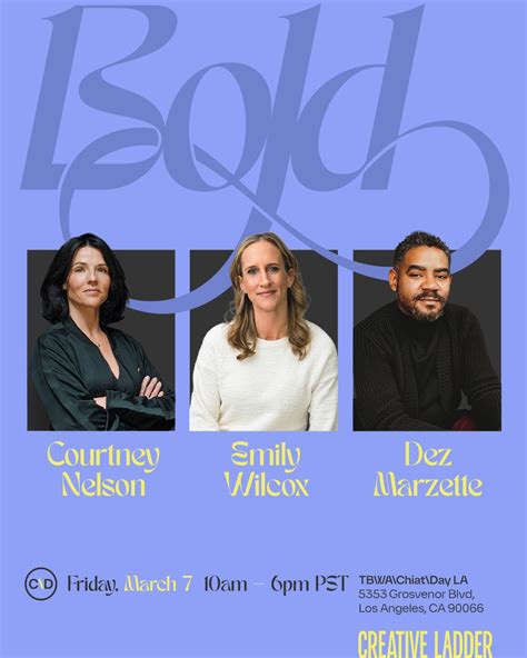 We Re Excited To Open Bold The Creative Ladder Summit With A Powerful