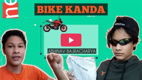 Bike Kandanepali Comedyabhinav Bajracharya Youtube