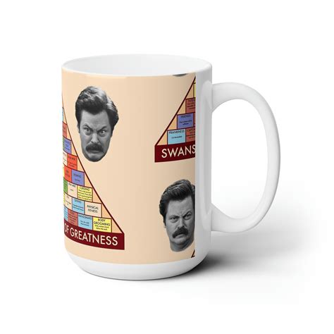 Funny Ron Swanson Mug Swanson Pyramid Of Etsy