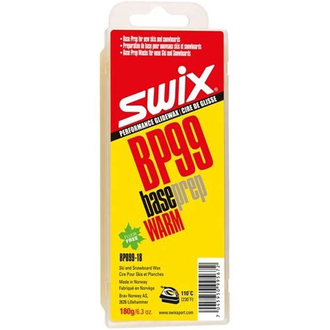 SWIX BP99 "Теплый" парафин для базовой обработки 180 гр ( без крышки ...