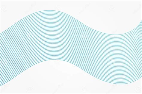 Abstract Vector Curve Pattern Blue Gradient Wave Background Stock Vector Illustration Of