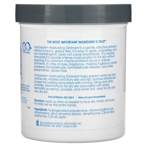 Vanicream Moisturizing Ointment For Sensitive Skin 13 Oz