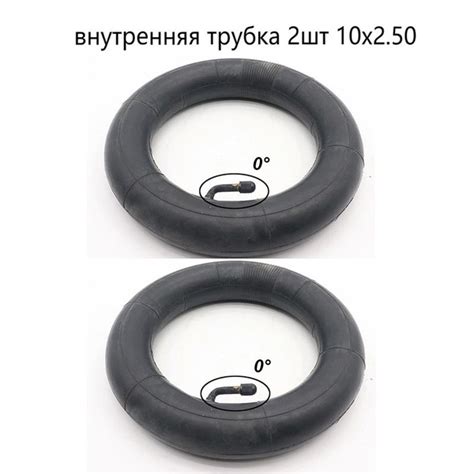 Камера 10x2.50, 0 градусов,10 дюймов, для электросамоката - купить по ...