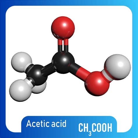 Ch3cooh Acetic Acid Model Turbosquid 1420748