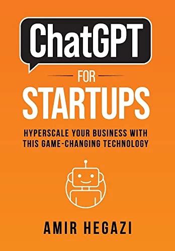 Amir Hegazi Chatgpt For Startups Relié Eur 5331 Picclick Fr