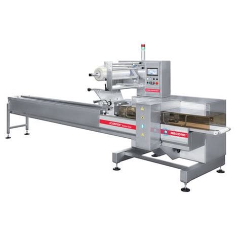 Flowpack Packaging Machine Scorpion BS TG Packaging Bvba Automatic Compact Pasta