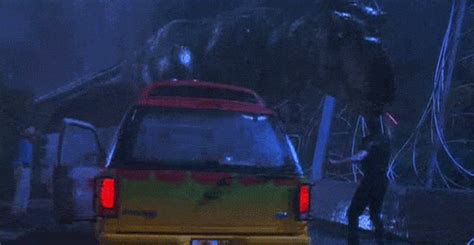 In The Original Jurassic Park They Built A Full Sized Robot T Rex It