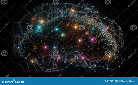 Neural Machine Learning In Action Generative Ai Stock Illustration Illustration Of Progress