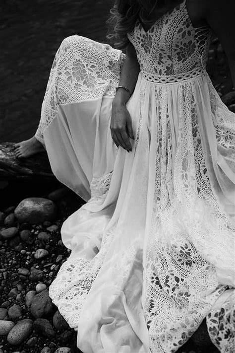 Sleeveless Boho Lace Wedding Dress For The Modern Bride Bespoke Bride