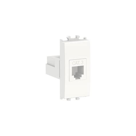 Easy Styl Modular Data Socket Rj45 Cat5 1m White Lmr6232001
