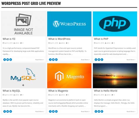 Wordpress Post Sliders And Post Grids I13 Web Solution